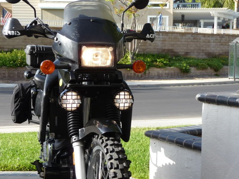 Kawasaki KLR250 KLR650 PIAA 520 Xtreme White Fog Lights Kit KLR 250 650