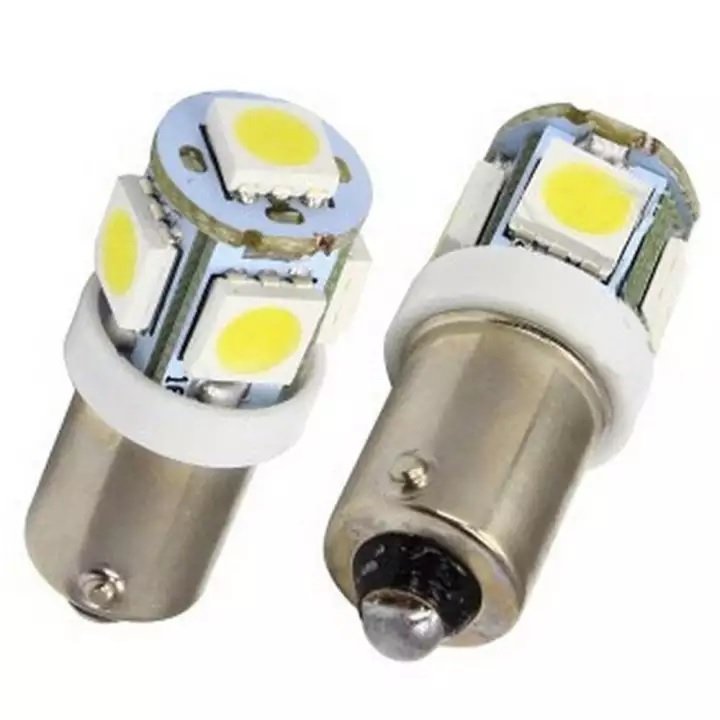 BA9S Super White LED Bulbs Pair