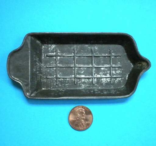 SOLD Antique German Doll Kitchen Embossed Metal Baking Pan Bakeware ...