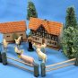 Antique Putz German Erzgebirge Miniature Farm Scene Carved Wood Animals ...
