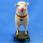 Antique German Christmas Wooly Sheep Pull Push Toy Stick Legs Premium ...
