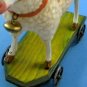 Antique German Christmas Wooly Sheep Pull Push Toy Stick Legs Premium ...