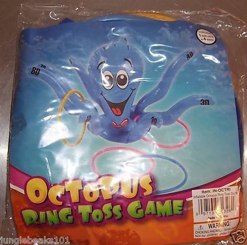 OCTOPUS RING TOSS GAME toy kids party favors prize gift