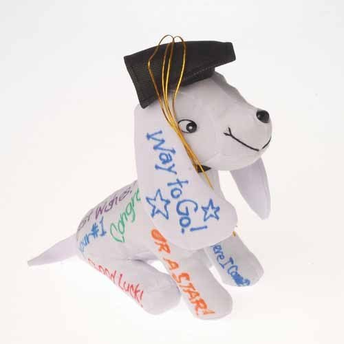 Graduation Autograph Dog school kids novelty gift