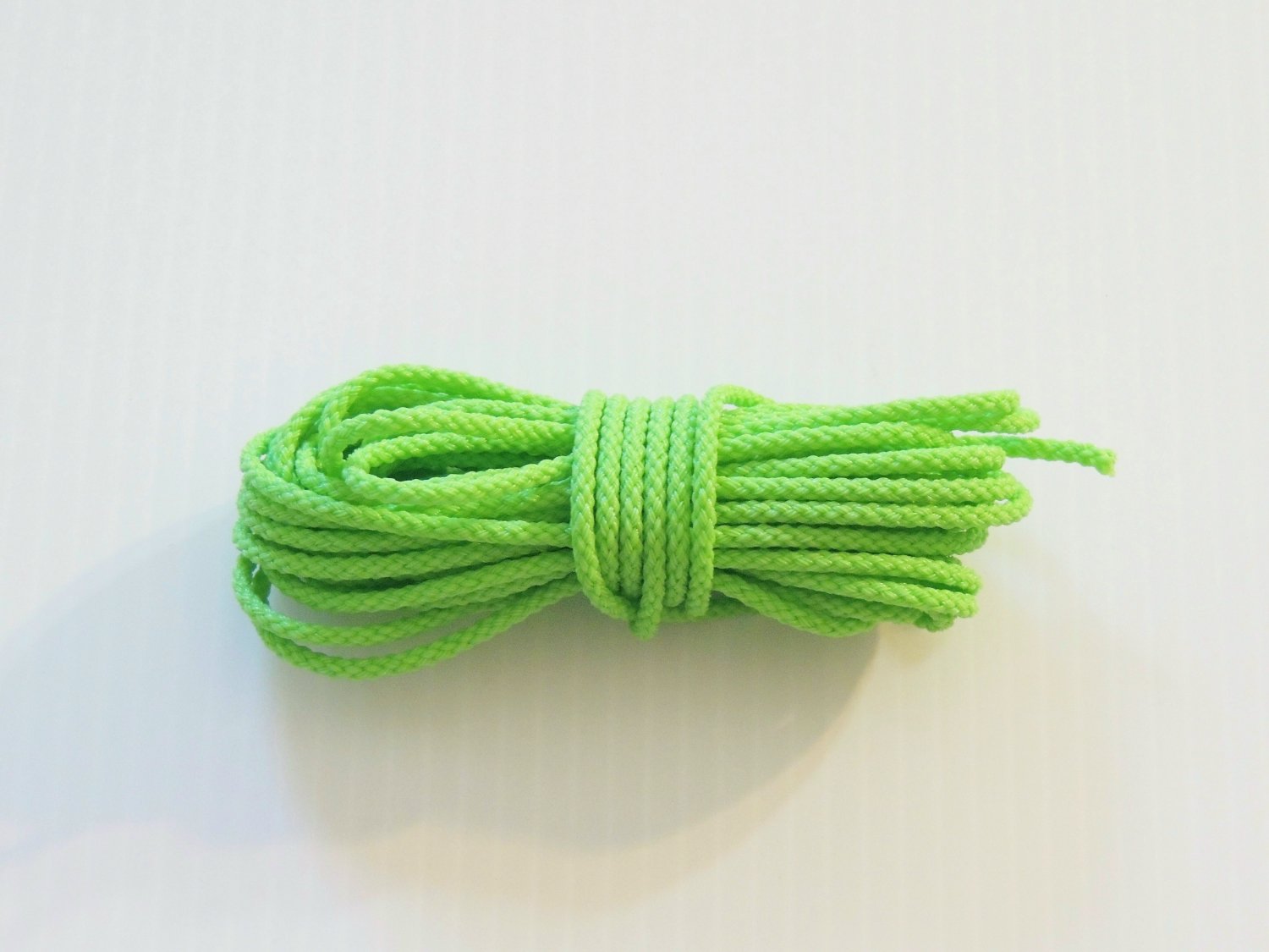 50' LIME GREEN POLY ROPE bird toy parts parrots cages