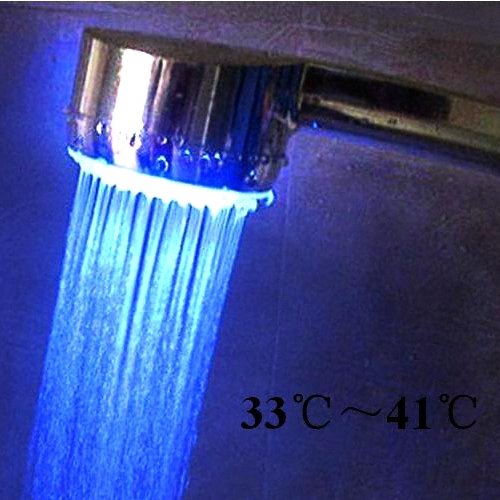 LED Illuminated Color Changing Shower Head