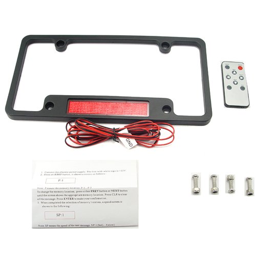LED License Plate Holder