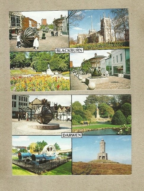 BLACKBURN AND DARWEN UNITED KINGDOM HERITAGE HISTORY POSTCARDS