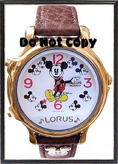 NEW Disney Lorus Mickey Mouse Musical/Melody Watch