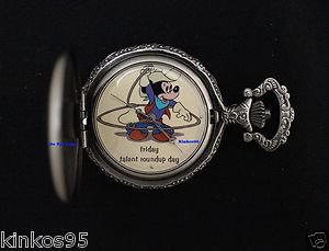 NEW Disney Mickey Mouse Limited Edition 'Friday" Cowboy Talent Pocket Watch