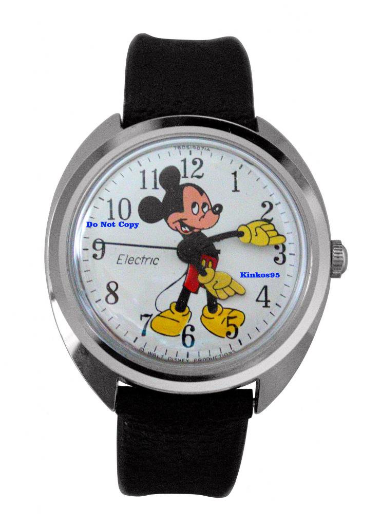 Vintage New Disney Timex Mickey Mouse Electric Watch HTF