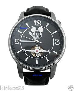 NEW Disney Men's Mickey Mouse Automatic Skeleton Watch