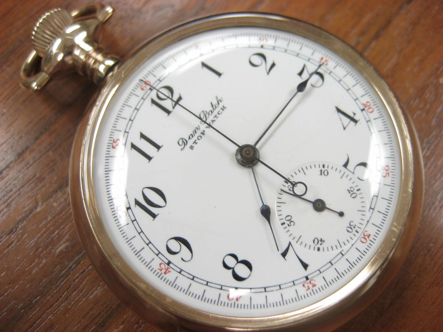 (SOLD) Dan Patch Chronograph Pocket Watch by the New England Watch Co ...