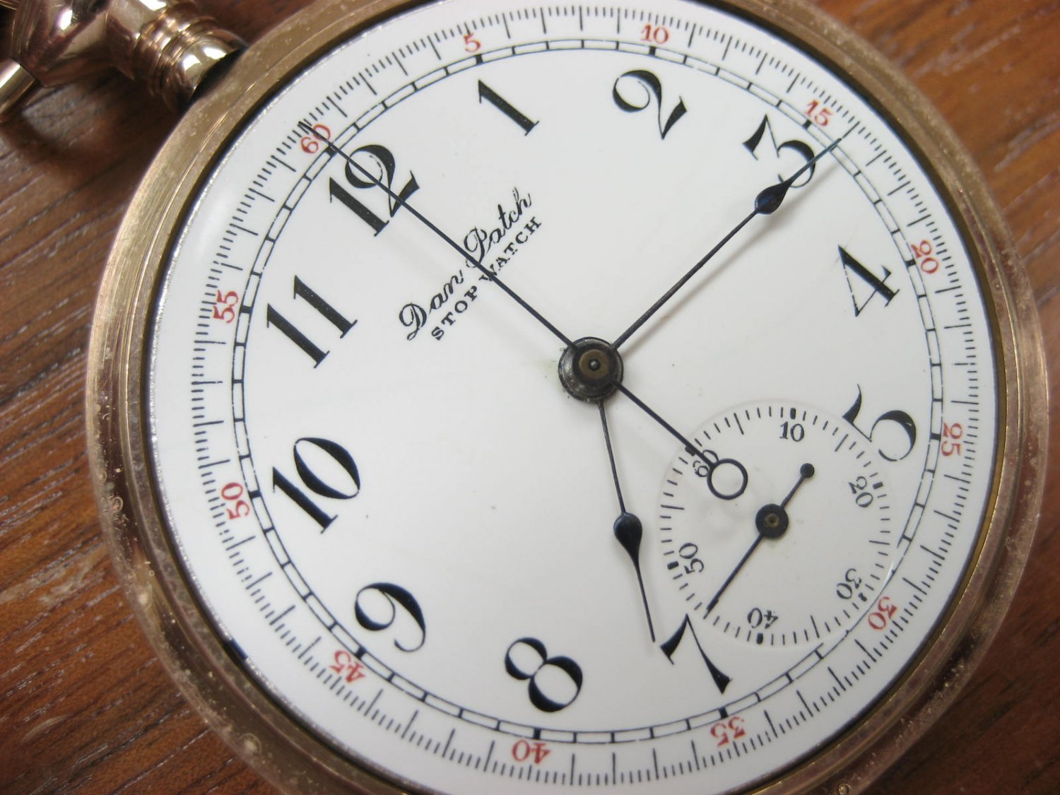 (SOLD) Dan Patch Chronograph Pocket Watch by the New England Watch Co ...