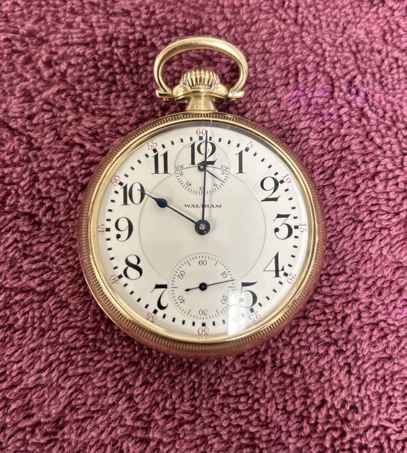 Waltham Up/Down Indicator 21 Jewel Crescent Street Pocket Watch - C1918 ...