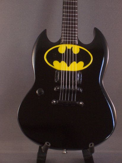 BATMAN Mini SG Guitar Memorabilia Collectible Gift