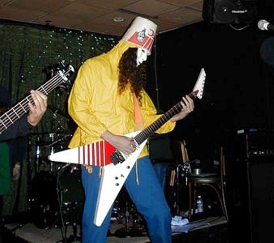 BUCKETHEAD Mini guitar FLYING V Memorabilia Collectible Gift