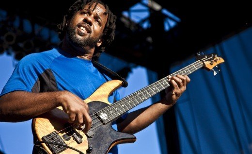 Miniature Bass Guitar VICTOR WOOTEN YIN YANG Collectible Gift