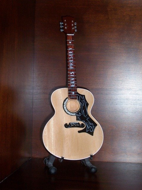 ELVIS PRESLEY Mini Guitar ACOUSTIC Collectible Gift