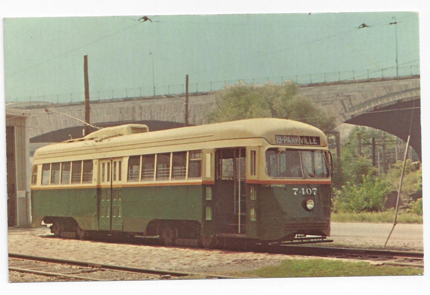 Trolley Baltimore Streetcar Museum # 7407