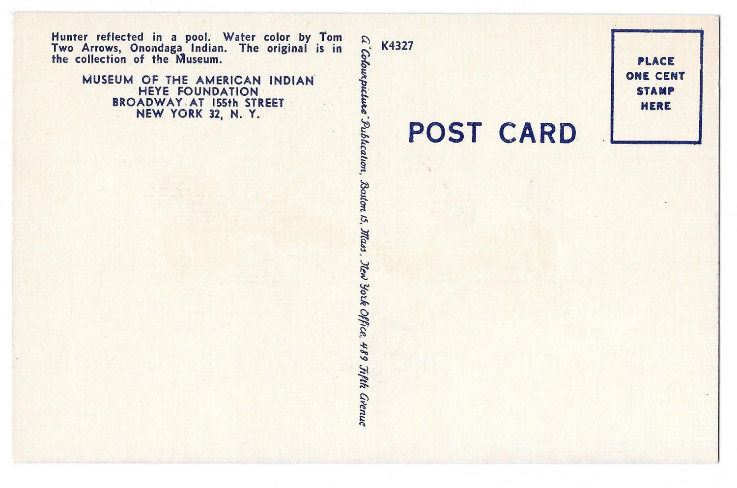 Onandaga Painting Tom Two Arrows American Indian New York Museum ...