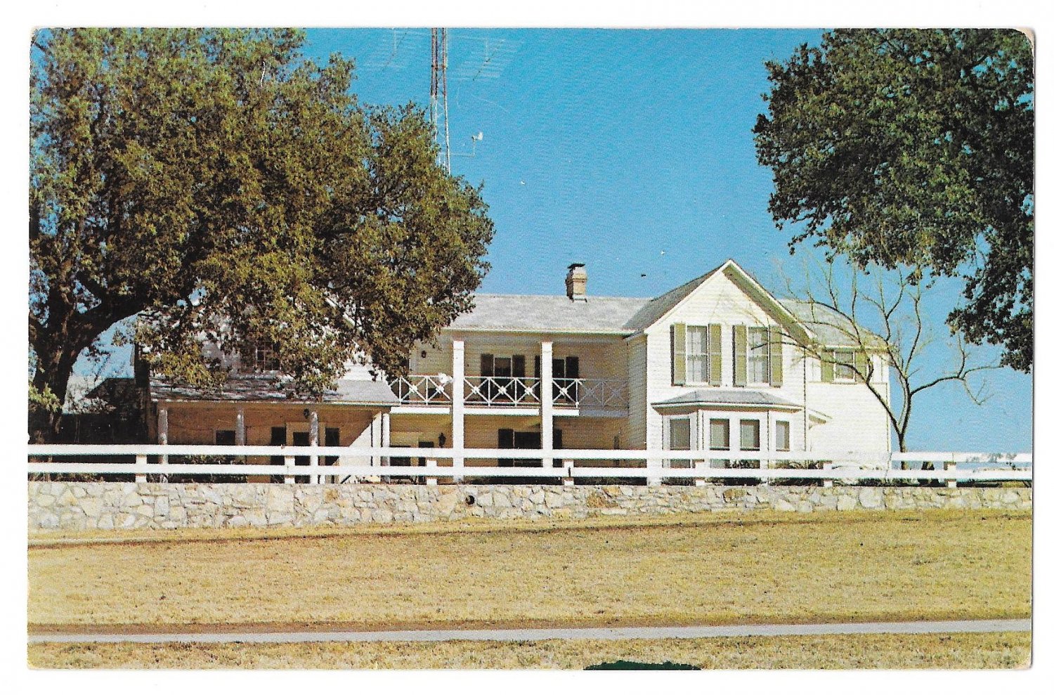 Stonewall Texas LBJ Ranch Summer Whitehouse Vintage 1964 Postcard