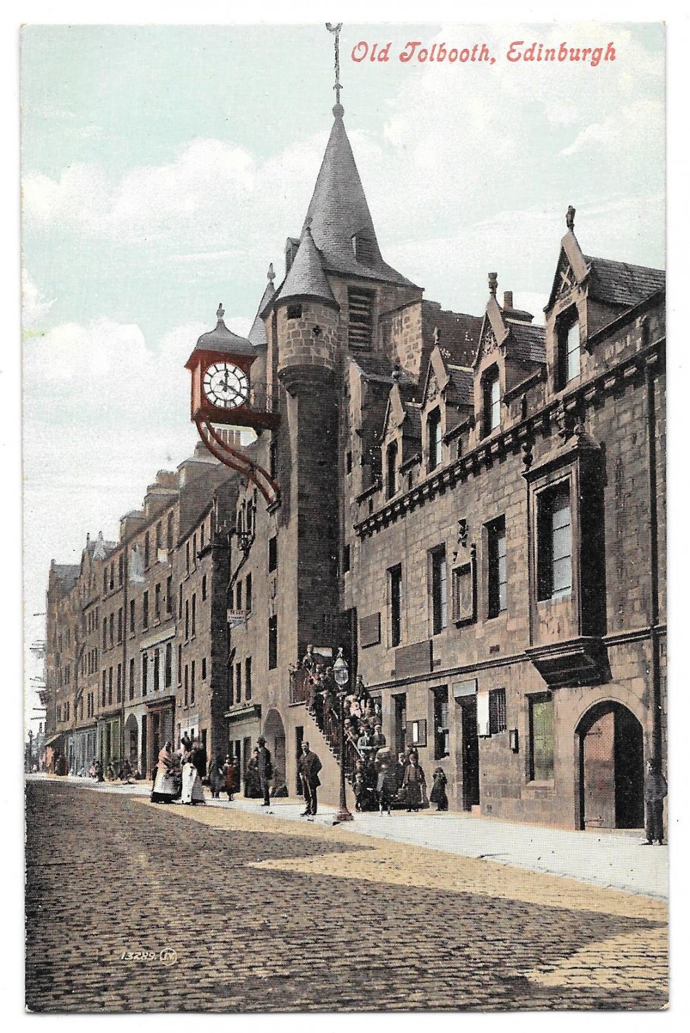 Scotland Edinburgh Canongate Tolbooth Vintage Postcard Valentines Series UK