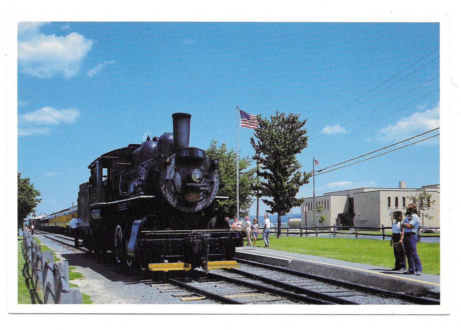 Strasburg Railroad Route 741 PA Steam Locomotive No 31 Train RR 4X6 ...