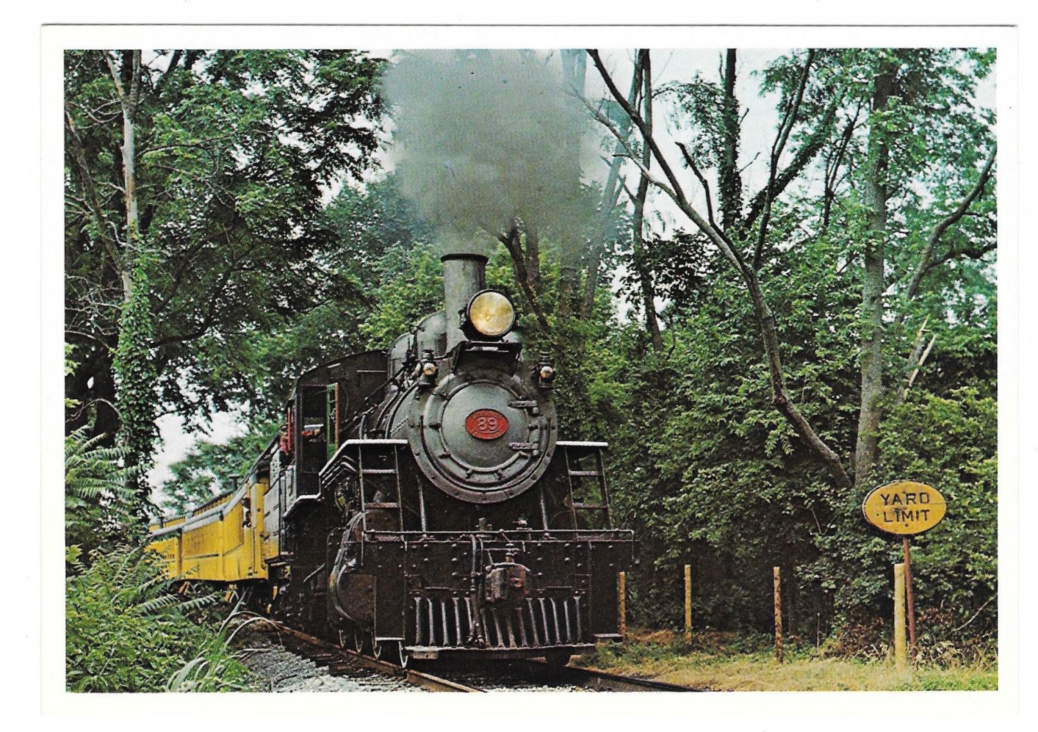 Strasburg Railroad Steam Locomotive No 89 Eshleman Run Train RR 4X6 ...