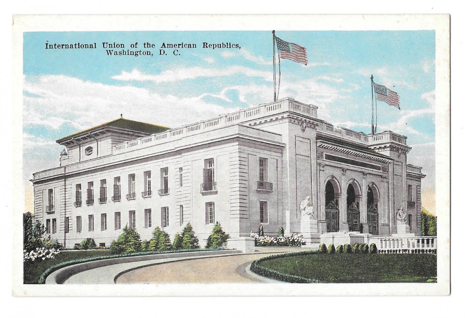 Washington DC International Union of American Republics Garrison Vtg ...