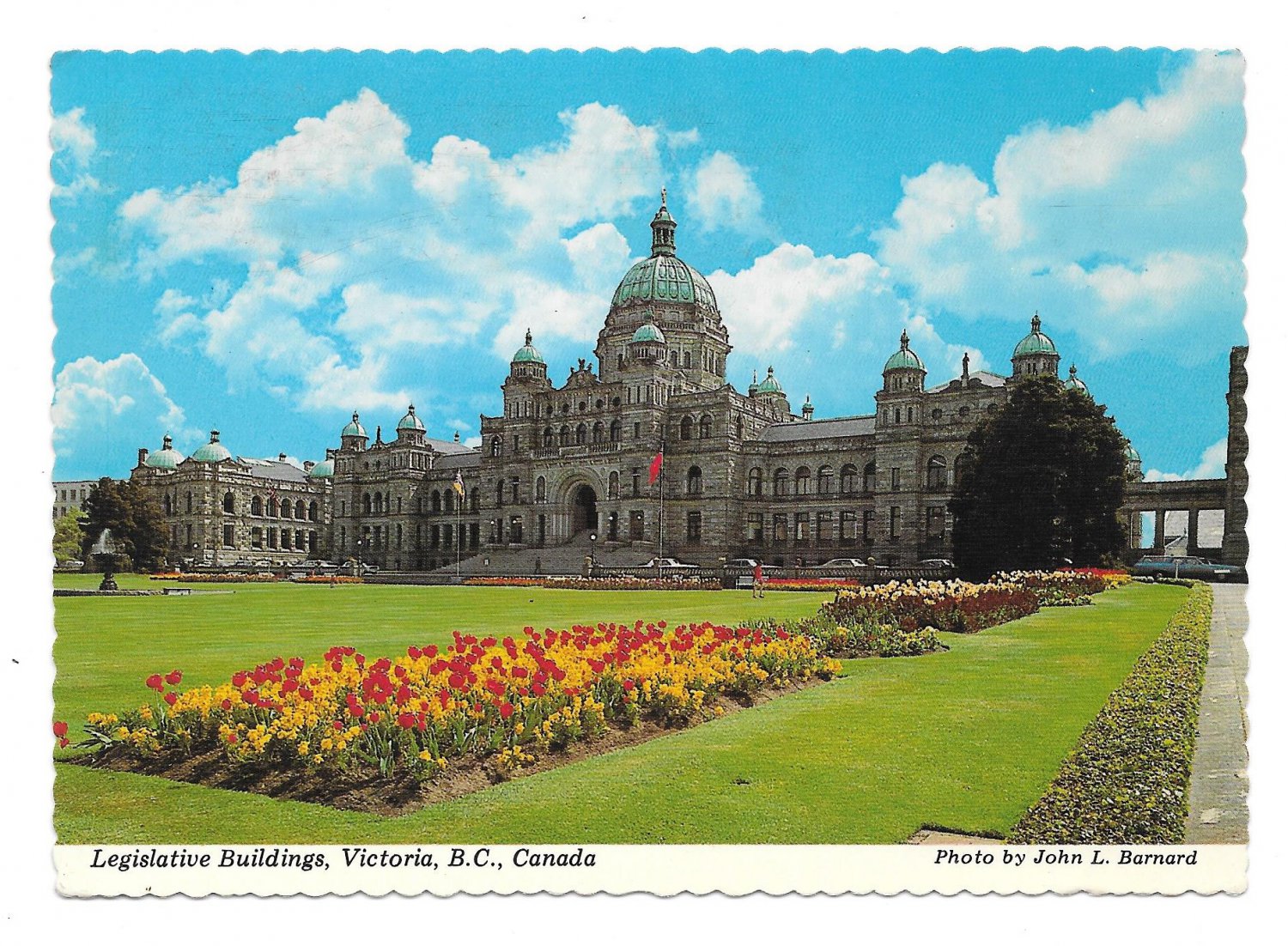 Canada Victoria BC Legislative Buildings Vtg Jphn Barnard Postcard 4X6