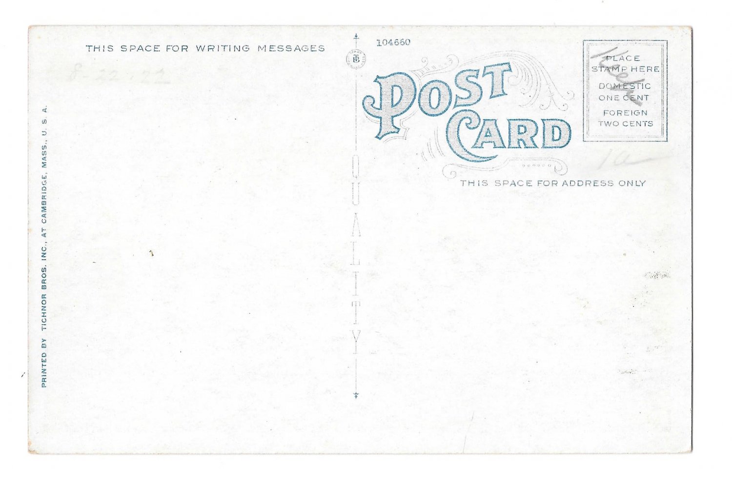 Cambridge MA Harvard University Ve Ri Tas Gate Veritas Vintage Postcard