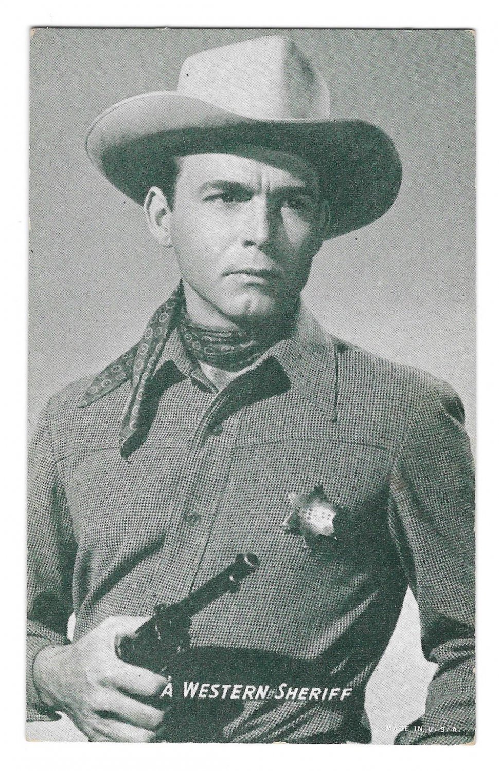 2 Cowboy Arcade Cards Quick on the Draw and a Western Sheriff