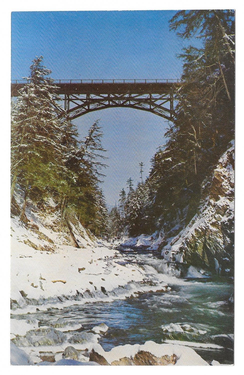 Quechee Gorge Bridge Winter VT Windsosr County Robert Holland Photo ...