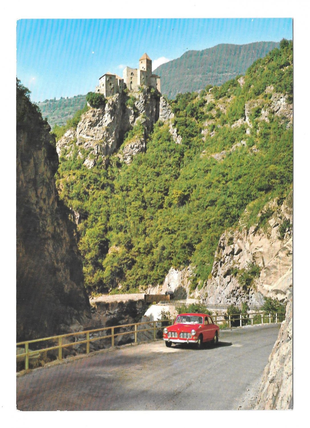 Italy Karneid Castle Cornedo Bolzano Tyrol Mountain Road J F Amonn 4X6 ...