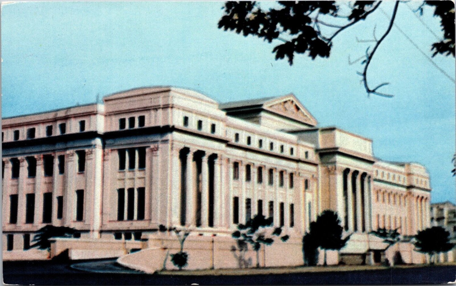 A View Of The Philippine Legislative Building Manila Postcard