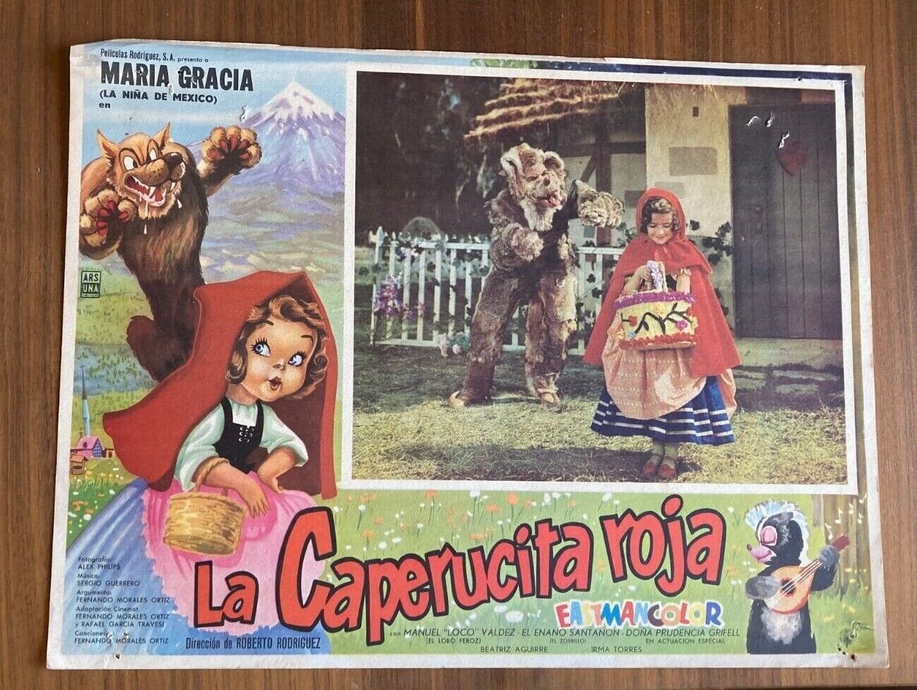 Vintage La Caperucita Roja Little Red Riding Hood Movie Poster