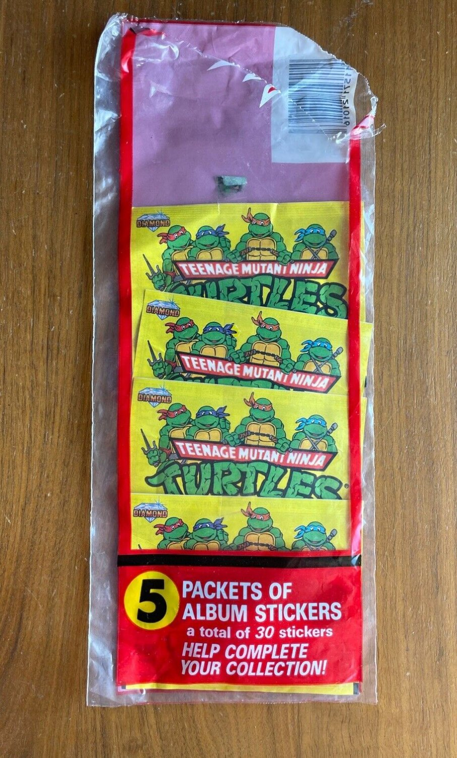 1989 Teenage Mutant Ninja Turtles Diamond Sticker Activity Album 24 ...