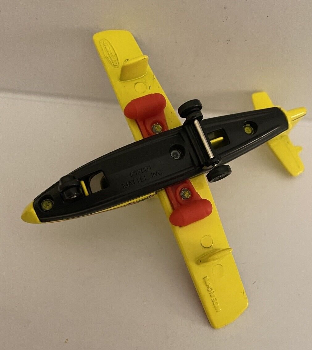 Matchbox Mission Base F5 Airplane Diecast Yellow Plane