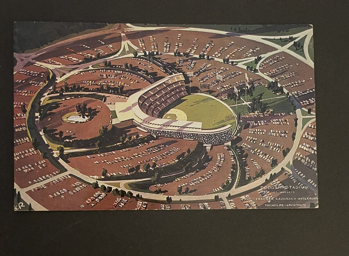Dodger Stadium Los Angeles CA Postcard Unposted