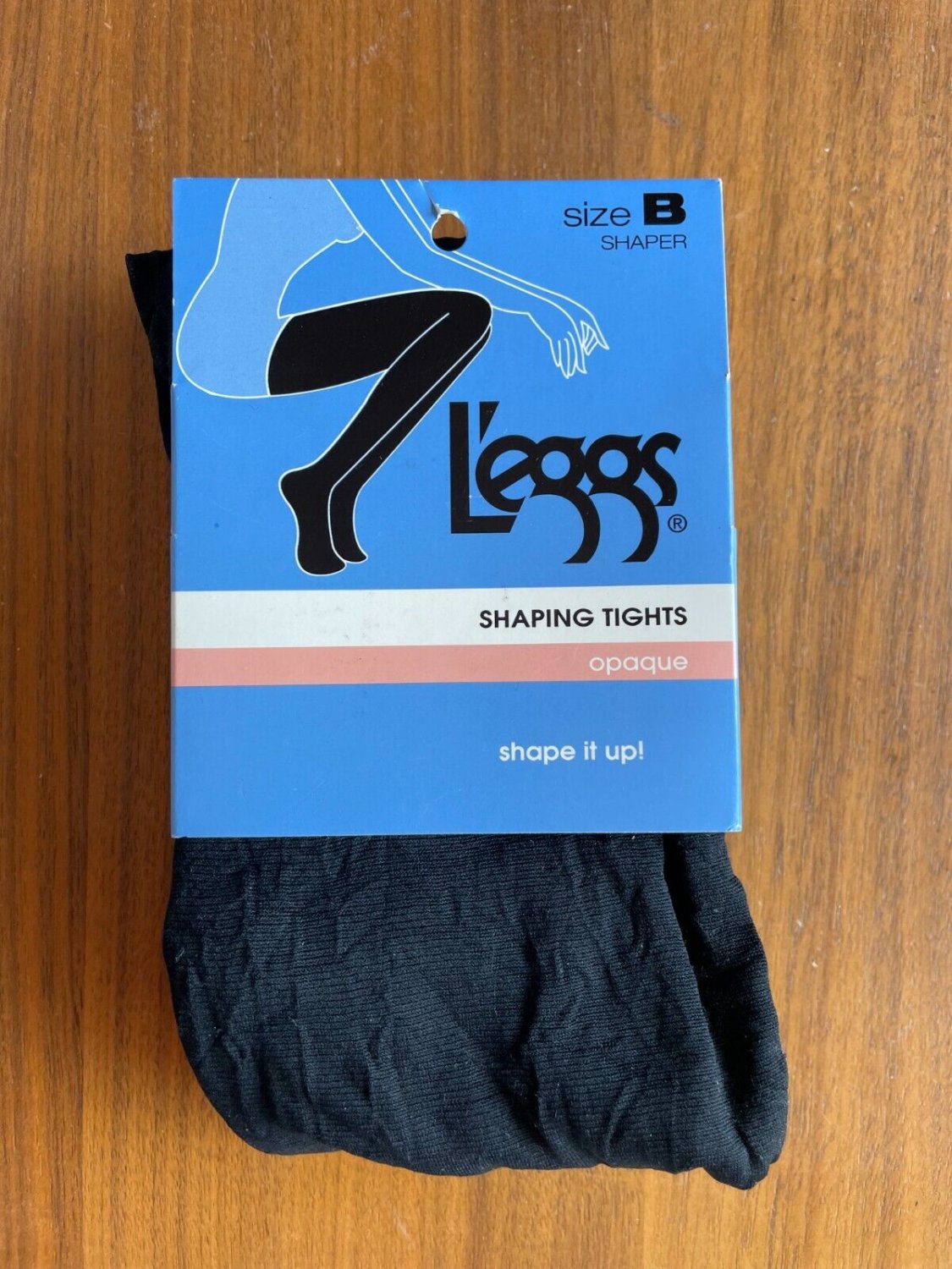 Hanes L'eggs Shaping Tights Opaque Black Size B Shaper