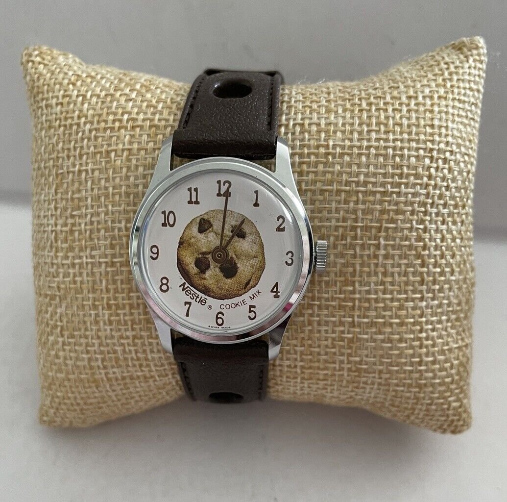Nestle Cookie Mix Watch Hand Wind Mechanical Vintage