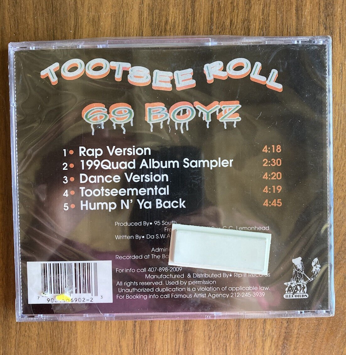 Tootsee Roll By 6 9 BOYZ Single Music CD