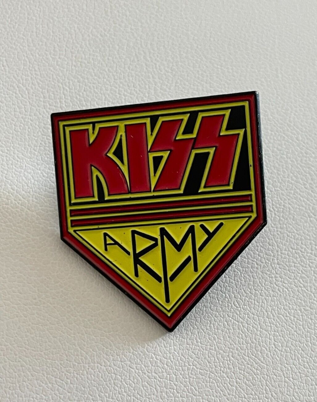 Kiss Army Music Heavy Metal Rock Band Pin