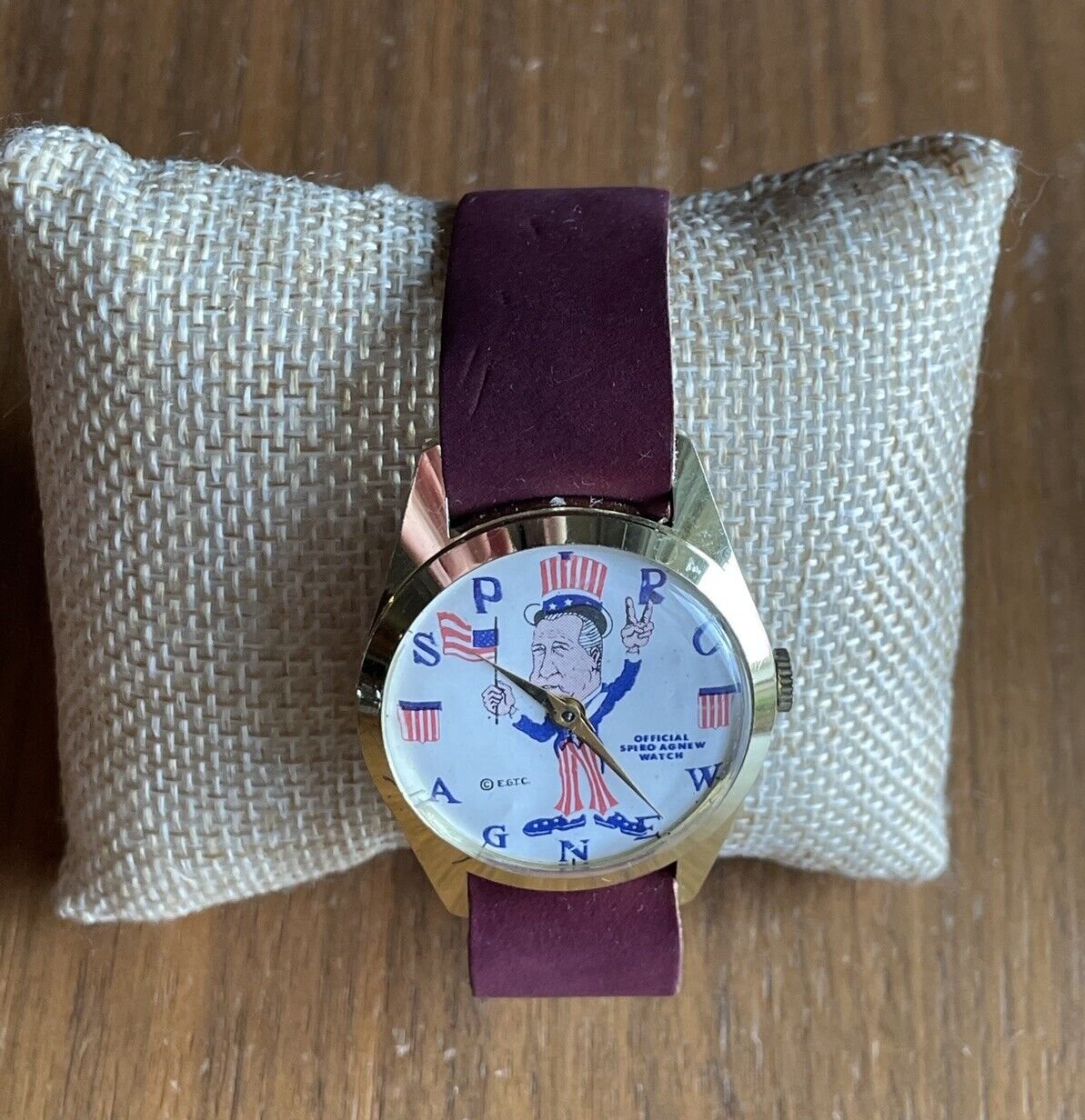 Spiro Agnew Watch Hand Wind Mechanical Vintage Swiss Made