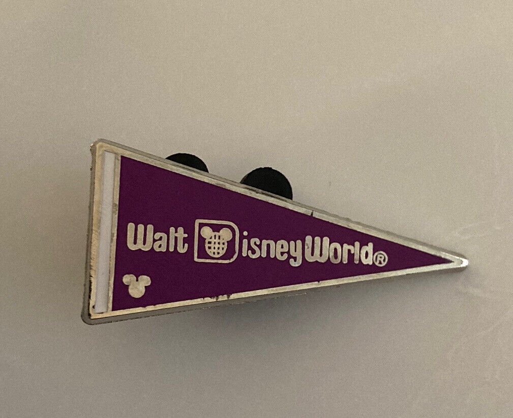 Walt Disney World Purple Pennant Pin Disney Pin