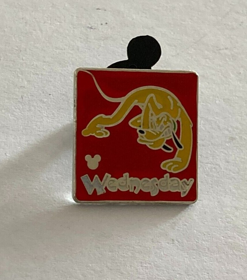 Days Of The Week Pluto Wednesday Pin Disney Pin