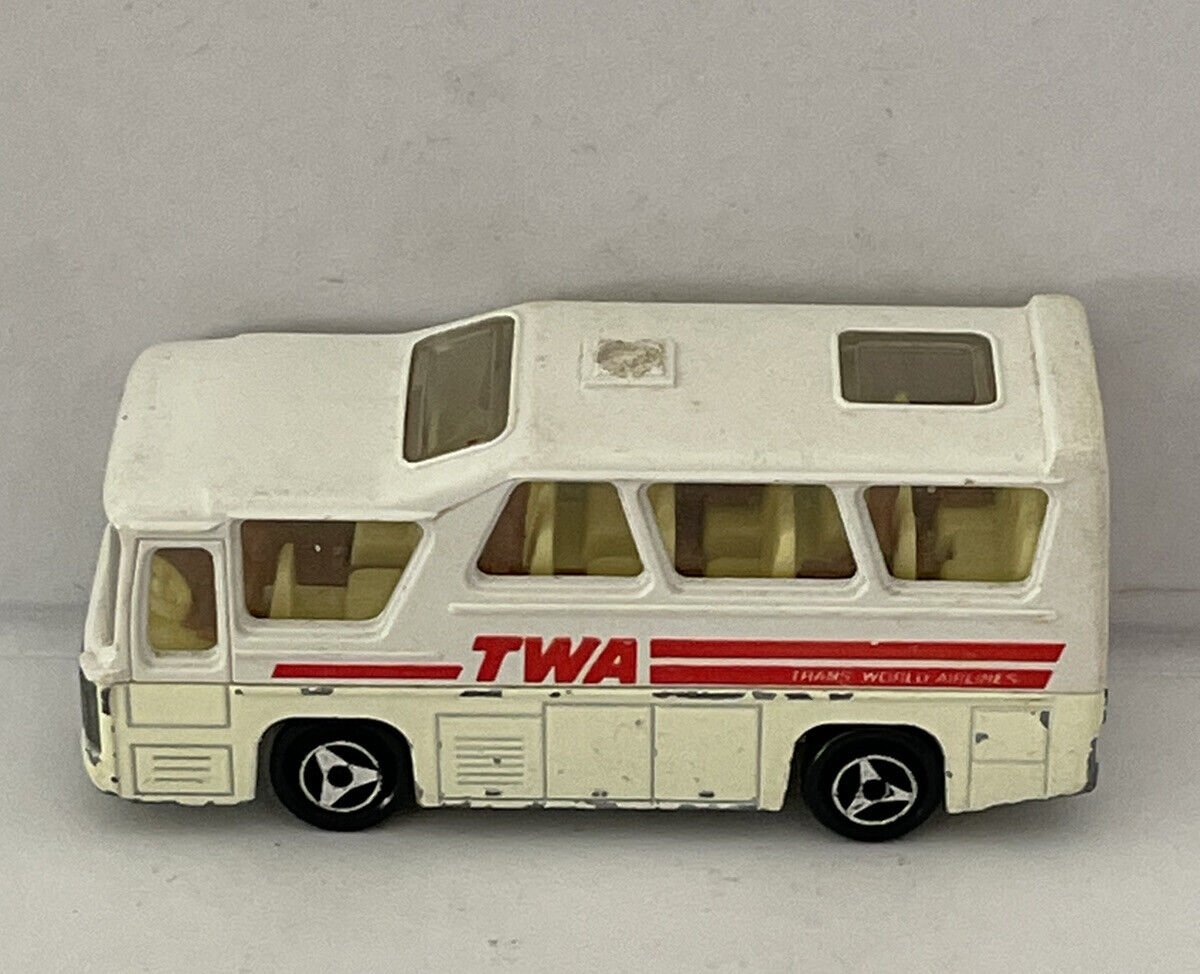 Majorette TWA Mini Bus Diecast Car #262