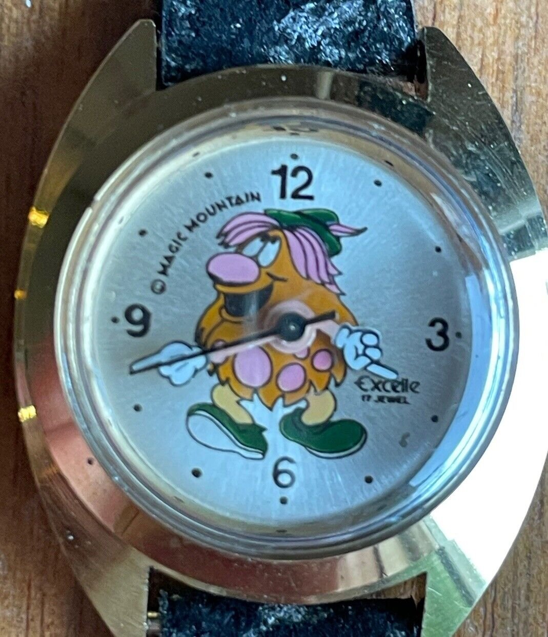 Magic Mountain Park Bloop Troll Mascot Watch Hand Wind Excelle 17 Jewel ...