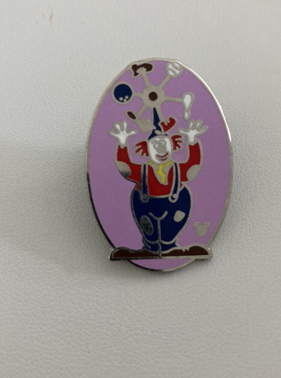 Mickey's Toontown Pinwheels Clown Hidden Mickey Disney Pin
